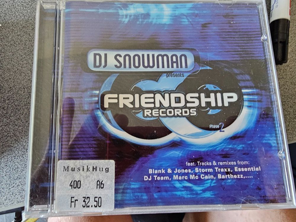 Friendship Records vol.2-DJ Snowman/streetparade (Gebraucht) in Bremgarten AG für CHF 5.9 – mit ...