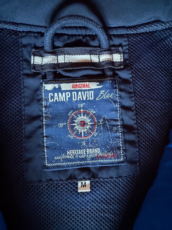 Jacke Herren Camp David "Blue Flight Aero Nautics" - Gr. M (Gebraucht ...