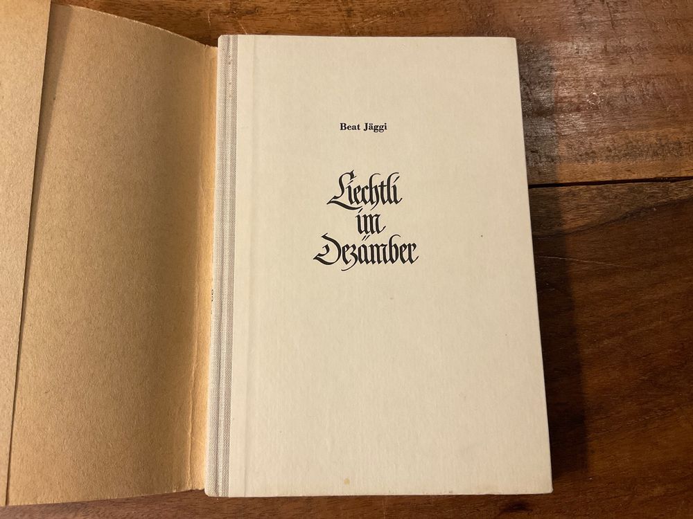 Liechtli im Dezämber. Jäggi Beat mit handschriftlicher (Gebraucht) in ...
