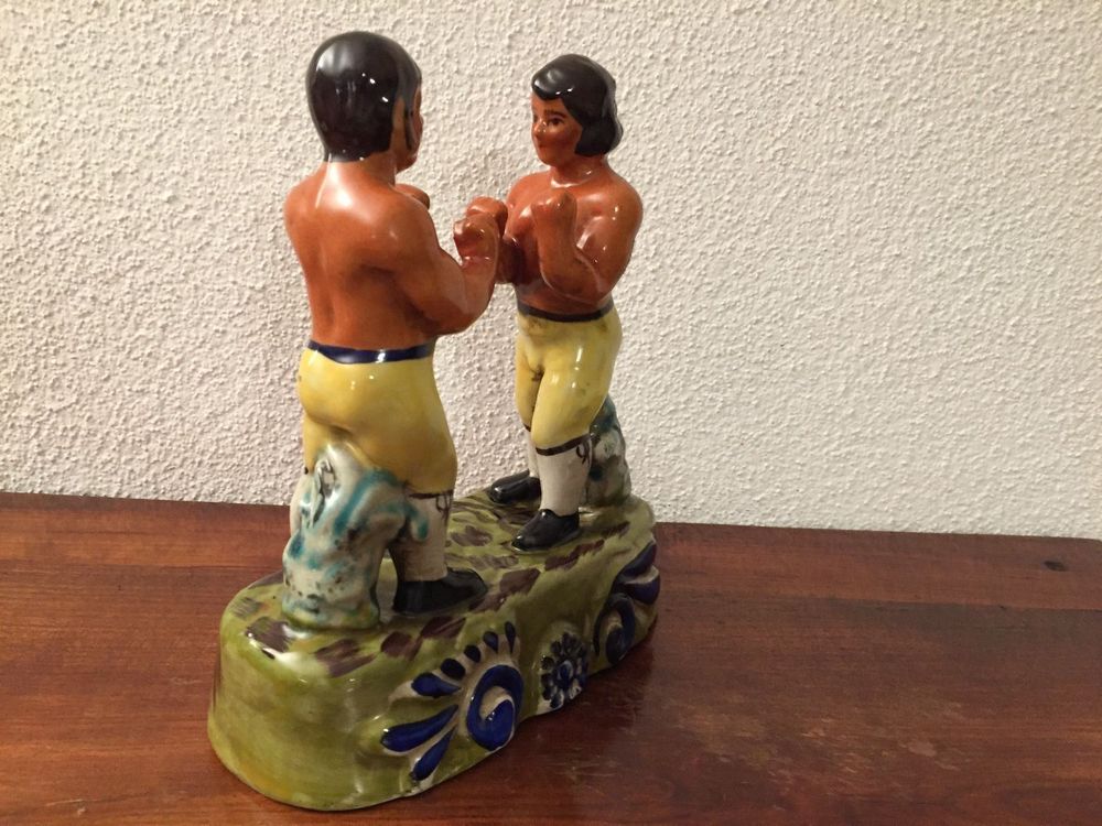 Keramikfigur "Spring & Langan" Boxer | Kaufen auf Ricardo