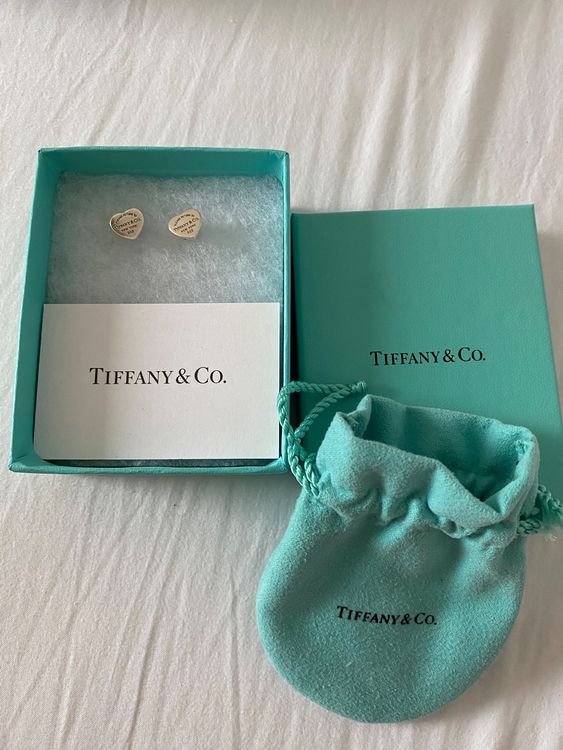 Tiffany Herzohrringe Stecker | Kaufen auf Ricardo