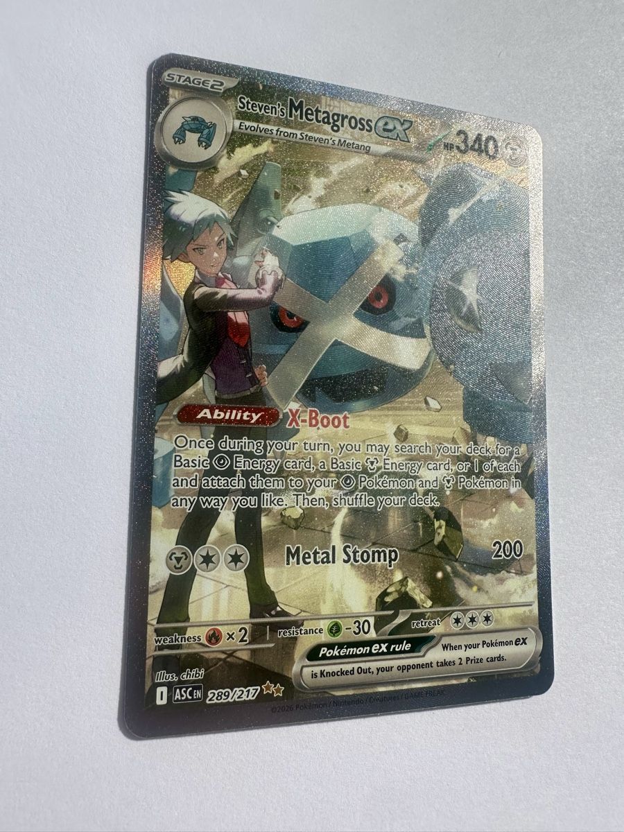Steven‘s Metagross EX SIR - Ascended Heroes - Ab 1.- CHF! (Gebraucht ...