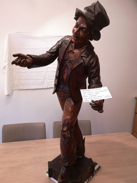 Geschnitzte Hokzfigug 1m hoch IN TOP Zustand (Gebraucht) in Titterten für CHF 100 – nur Abholung ...