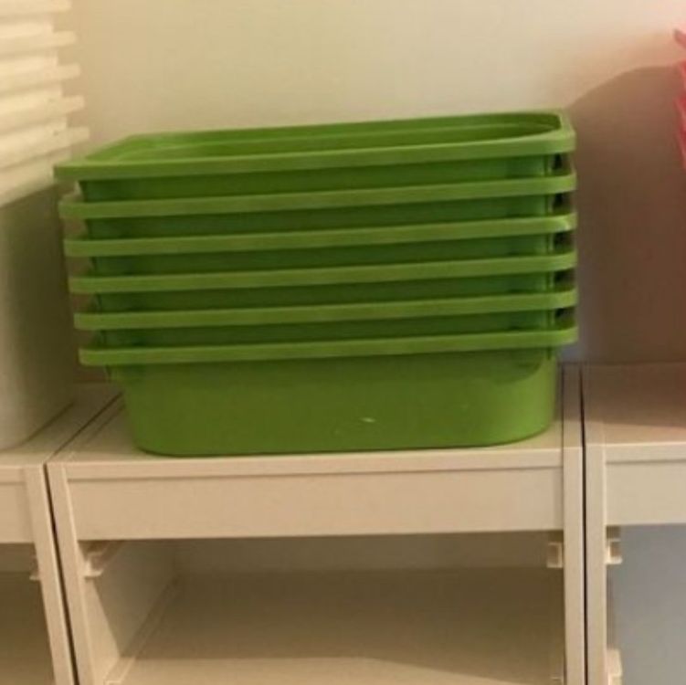 6x Ikea Trofast Boxen grün | Kaufen auf Ricardo