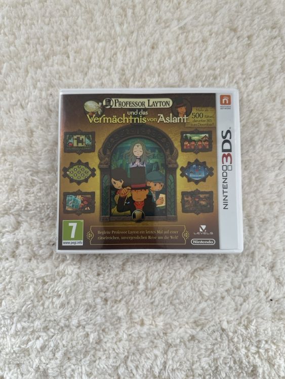 Professor Layton und das Vermächtnis von Aslant 3DS Nintendo (Neu ...