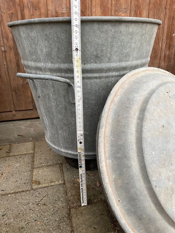 Ancienne Bassine à Lessive en Zinc 40L (Gebraucht) in Vallamand für CHF ...