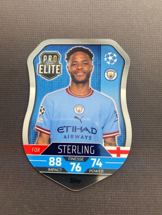 Match Attax 2023 Pro Elite Shield Cards Raheem Sterling | Acheter sur ...