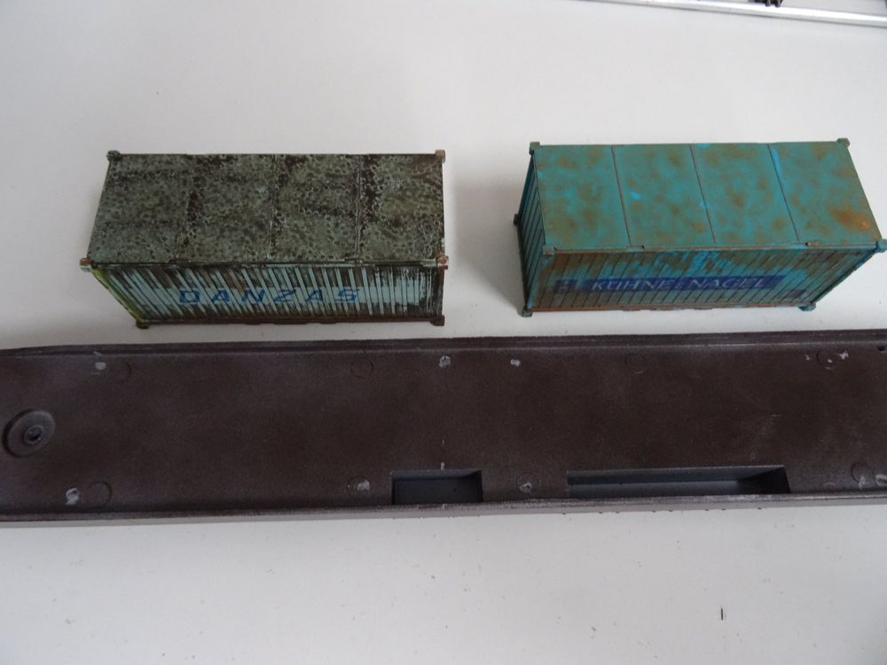 LIMA wagon avec 2 containers échelle 0 dès 1.-fr | Kaufen auf Ricardo