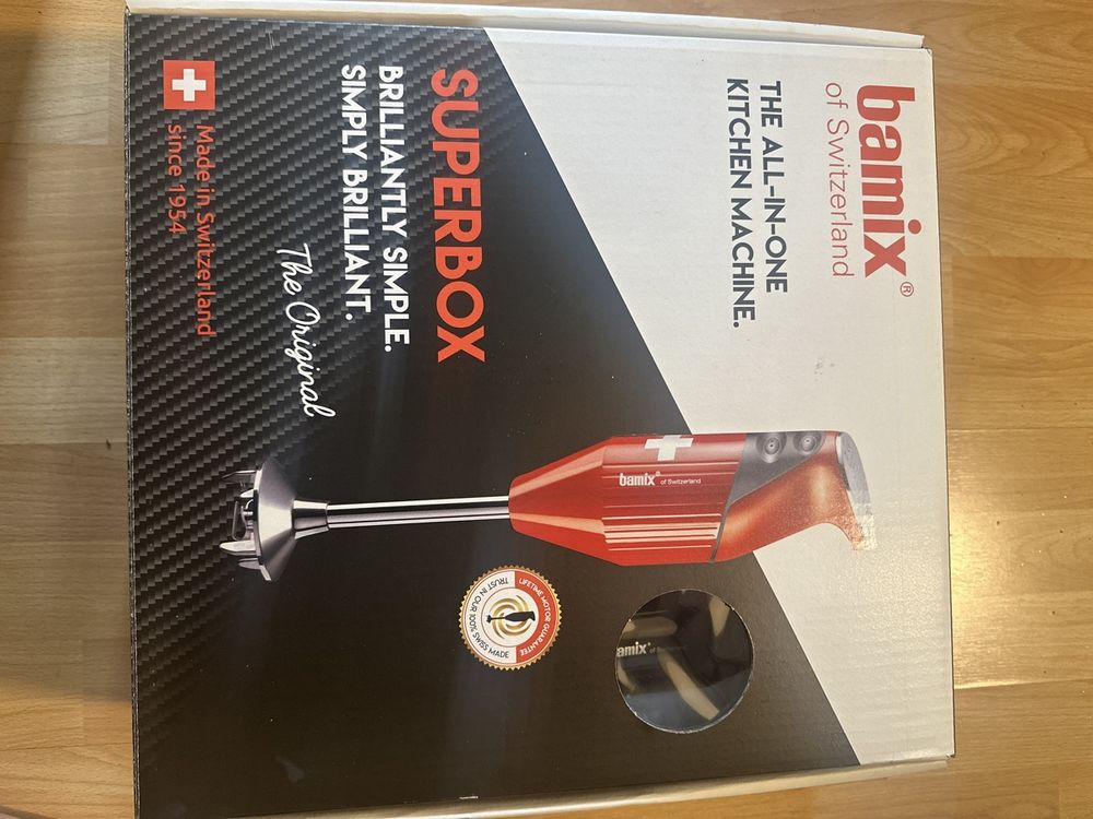 Bamix® Superbox Küchenmaschine in schwarz , neuwertig! (Neu und originalverpackt) in Zürich für ...