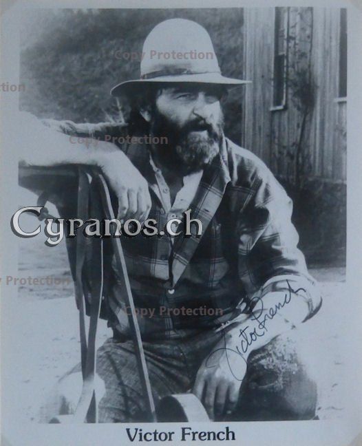 Victor French (1934-1989) Schauspieler - sign. Grossfoto (Gebraucht) in ...