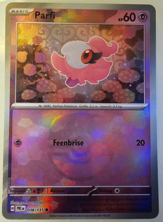 Pokemon Karte Parfi Master Poké Ball Mirror Foil (Gebraucht) in ...