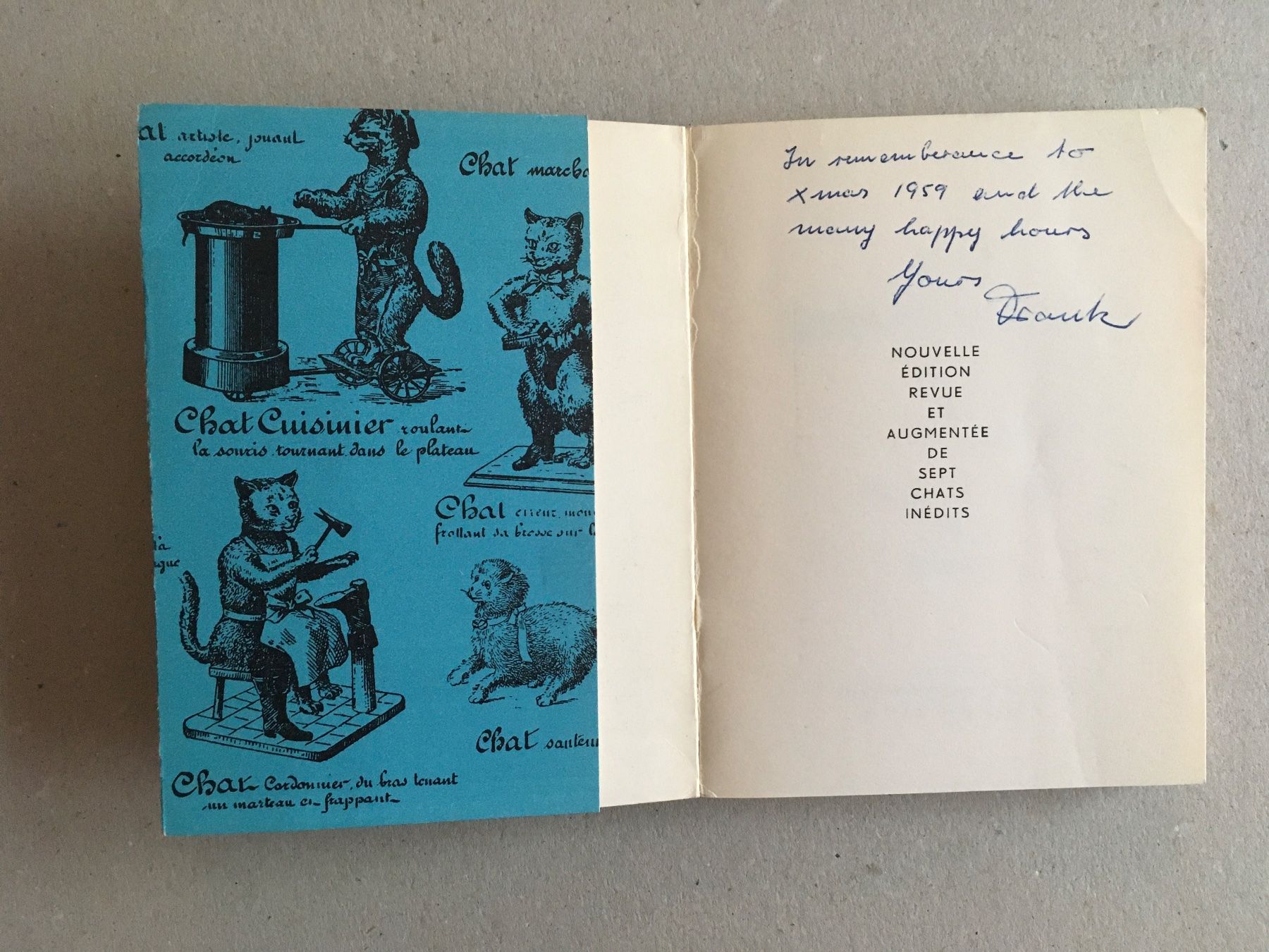 🟡 PORTEE DE CHATS 1957 Sine Edité Jean-Jaques Pauvert 50er (Gebraucht ...