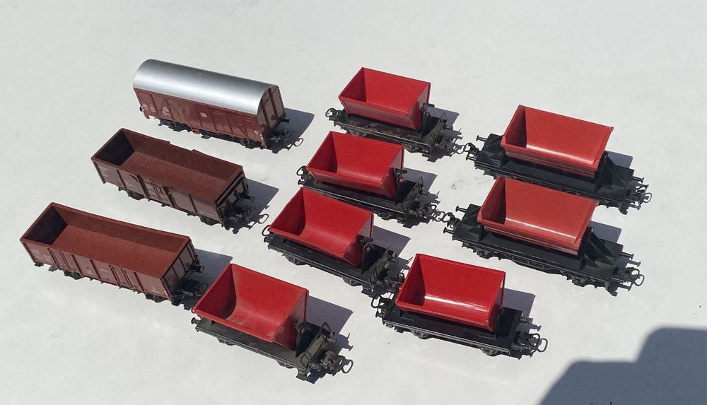 Märklin 10 Güterwagen / 10 wagons marchandises (Gebraucht) in Sonceboz ...