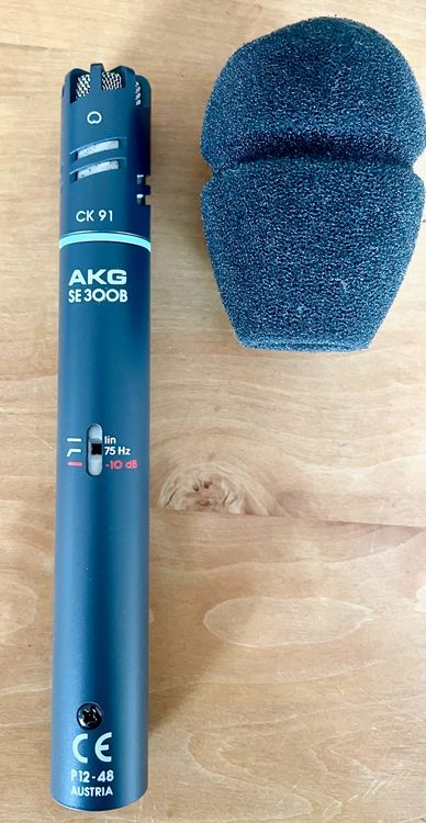 2 MIKROFONE AKG SE 300 B MIT CK91 KAPSEL INKL.10 Meter KABEL (Gebraucht ...