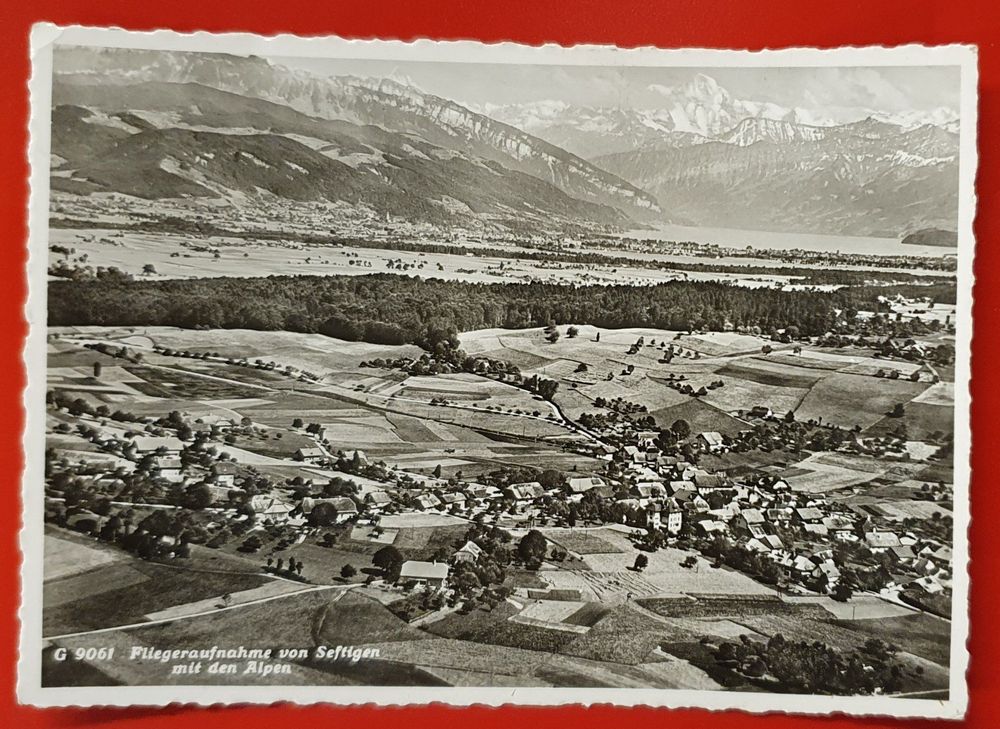 Fliegeraufnahme von Seftigen 1957 (Gebraucht) in Kreuzlingen für CHF 23 ...