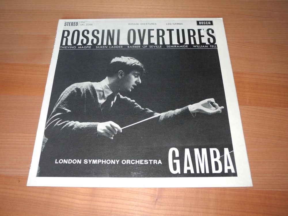 ROSSINI: OUVERTÜREN - PIERINO GAMBA - SXL 2266 (Neu (gemäss ...