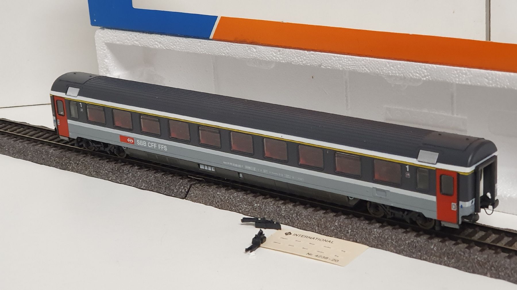 1Stk. Roco H0 SBB IC Reisezugwagen 1. Kl. Exact 1:87 (Gebraucht) in ...