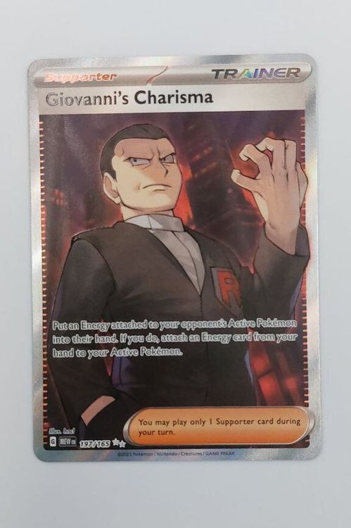 Giovanni's Charisma (197/165 Set MEW 151) NM / ENG (Gebraucht) in ...