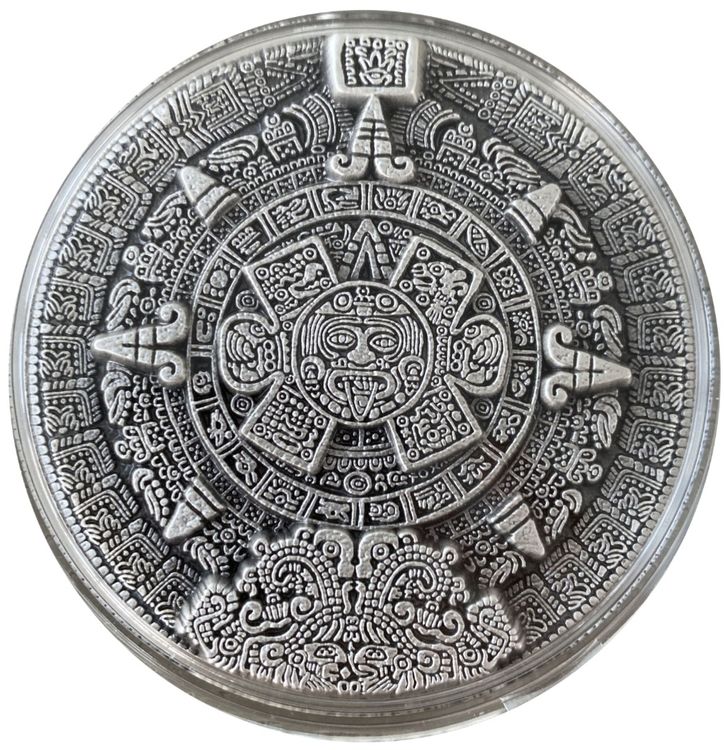 2 Oz Silber Aztec Sun Stone - Komsco (Gebraucht) in Leibstadt für CHF 94 – mit Lieferung auf ...