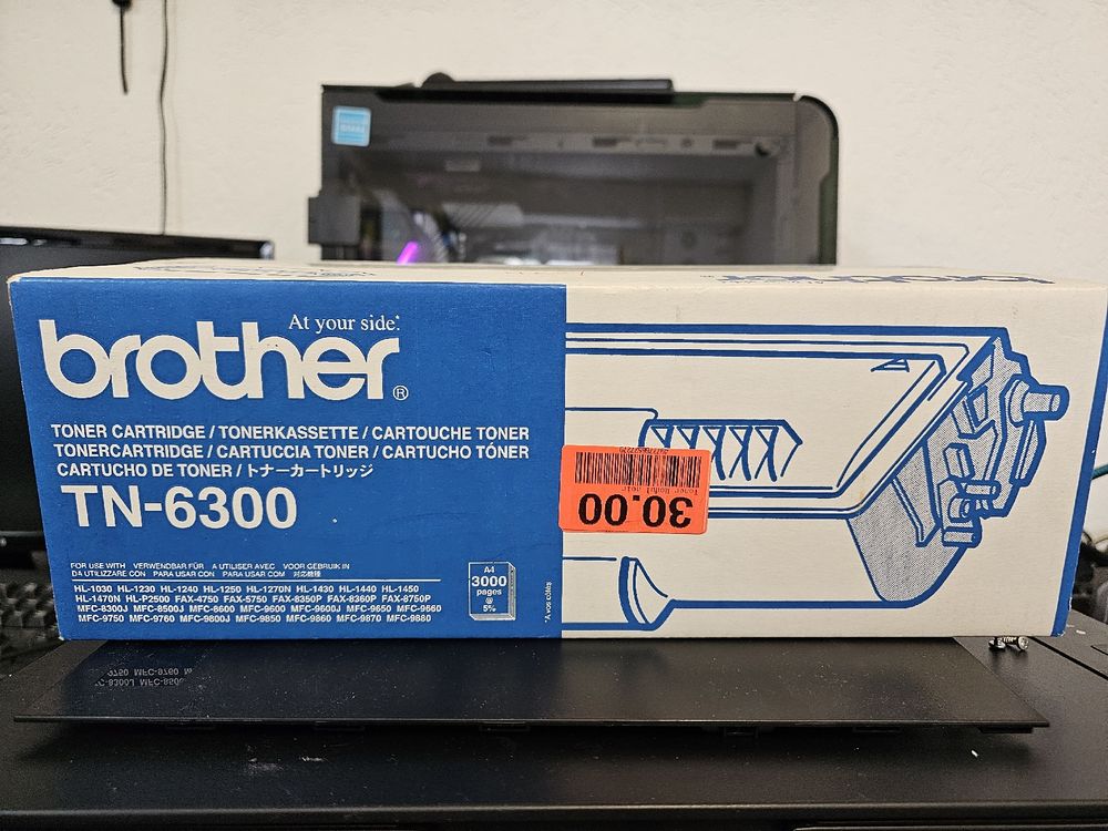 Brother TN-6300 (Neu und originalverpackt) in Courroux für CHF 1 – mit ...