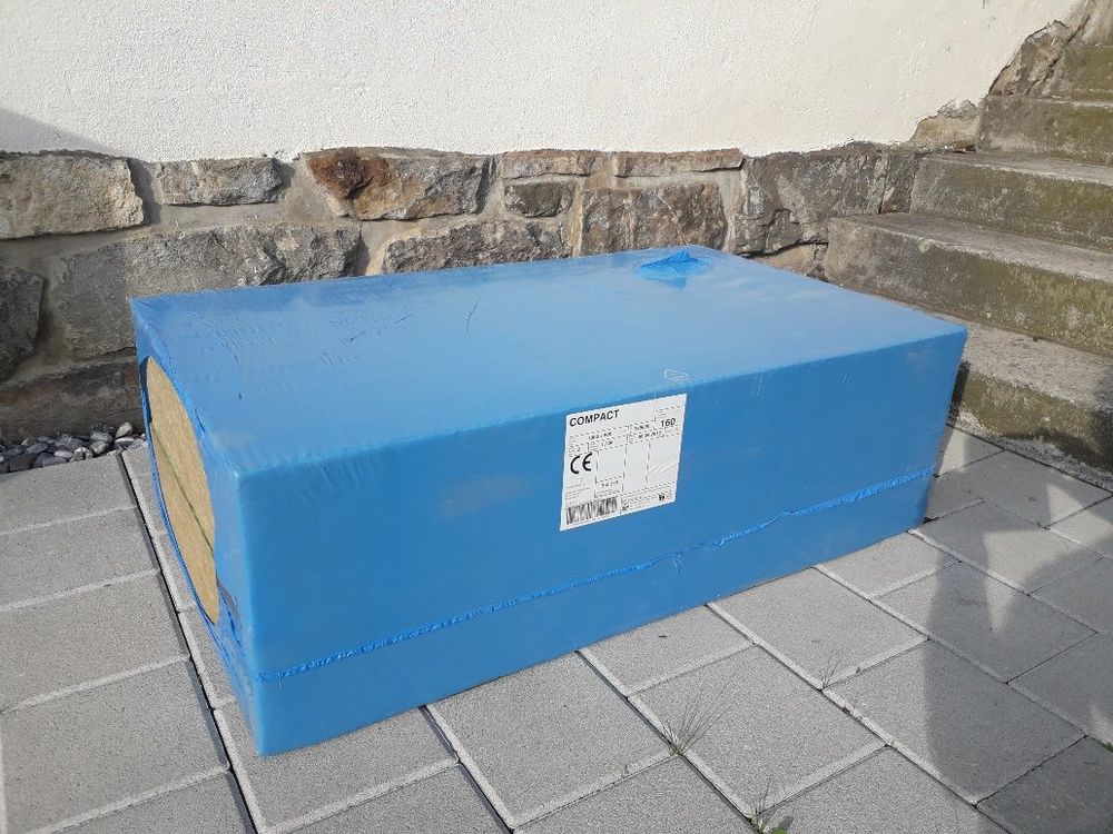 14.4m2 neue Flumroc Steinwolldämmplatten 160mm (Neu und ...