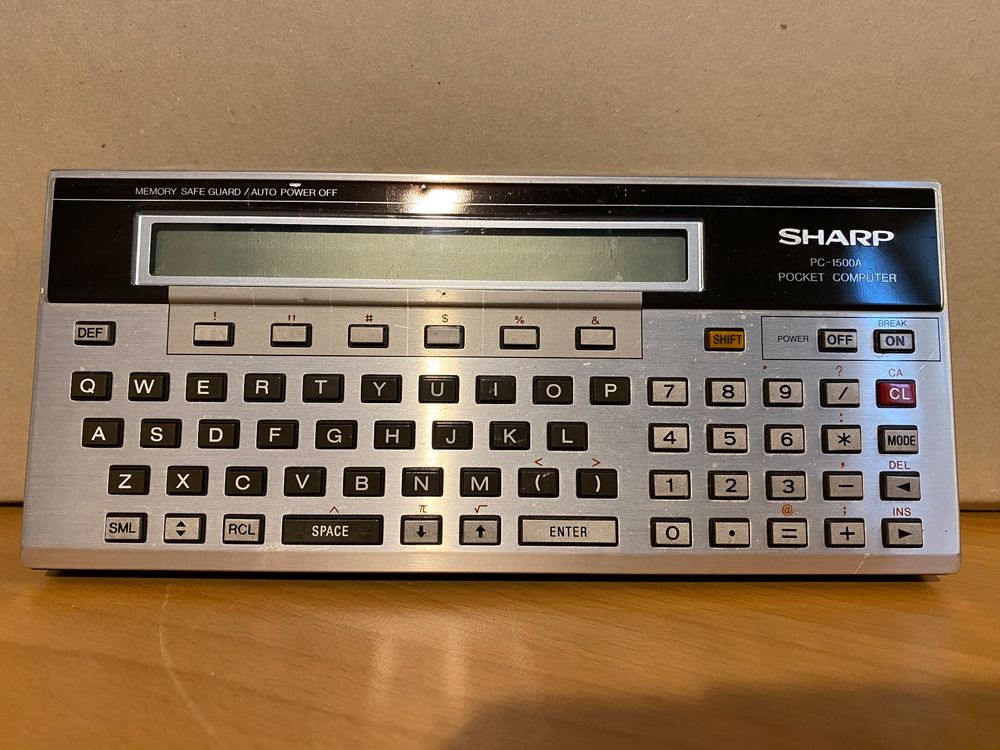 Sharp Pocket Computer PC1500A | Kaufen auf Ricardo