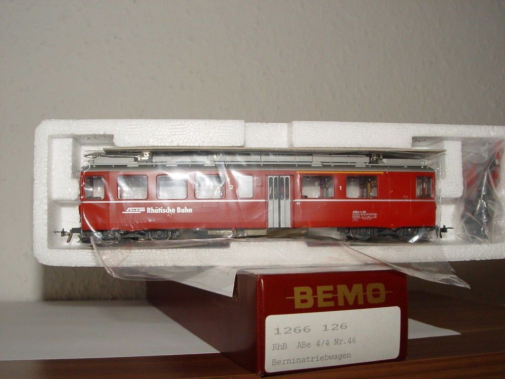 Bemo: RhB ABe 4/4 46 Logo, Nr. 1266 126 (Neu und originalverpackt) in ...