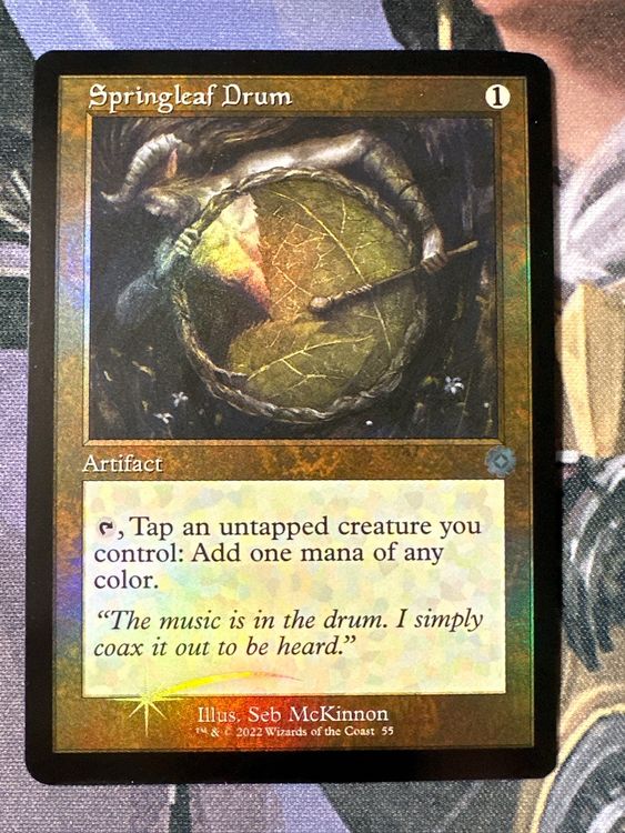 Springleaf Drum FOIL #55 Retro Frame Artifacts (Neu (gemäss ...