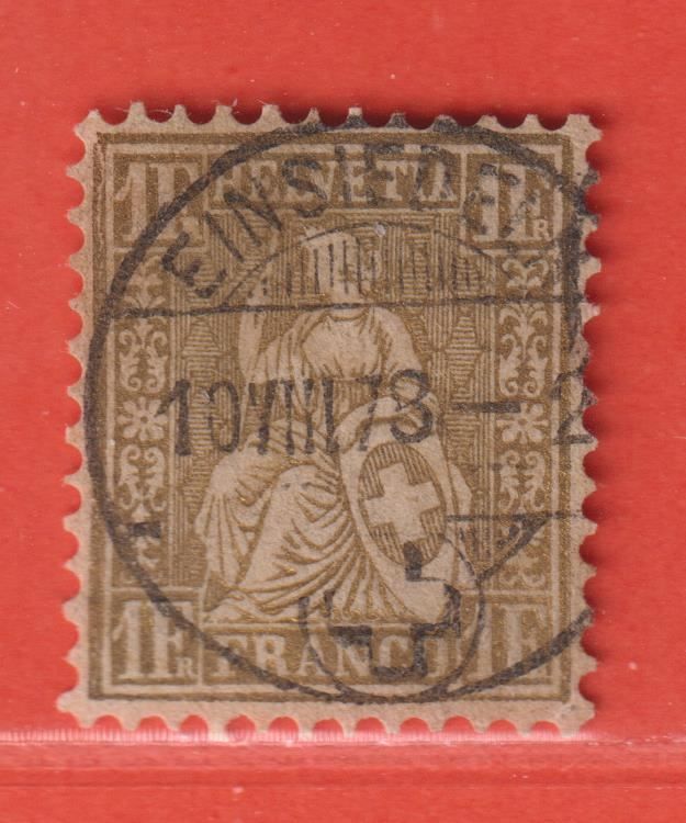 10VII78 EINSIEDELN Sitzende Helvetia 36 (Antik) in Sarmenstorf für CHF 15 – mit Lieferung auf ...