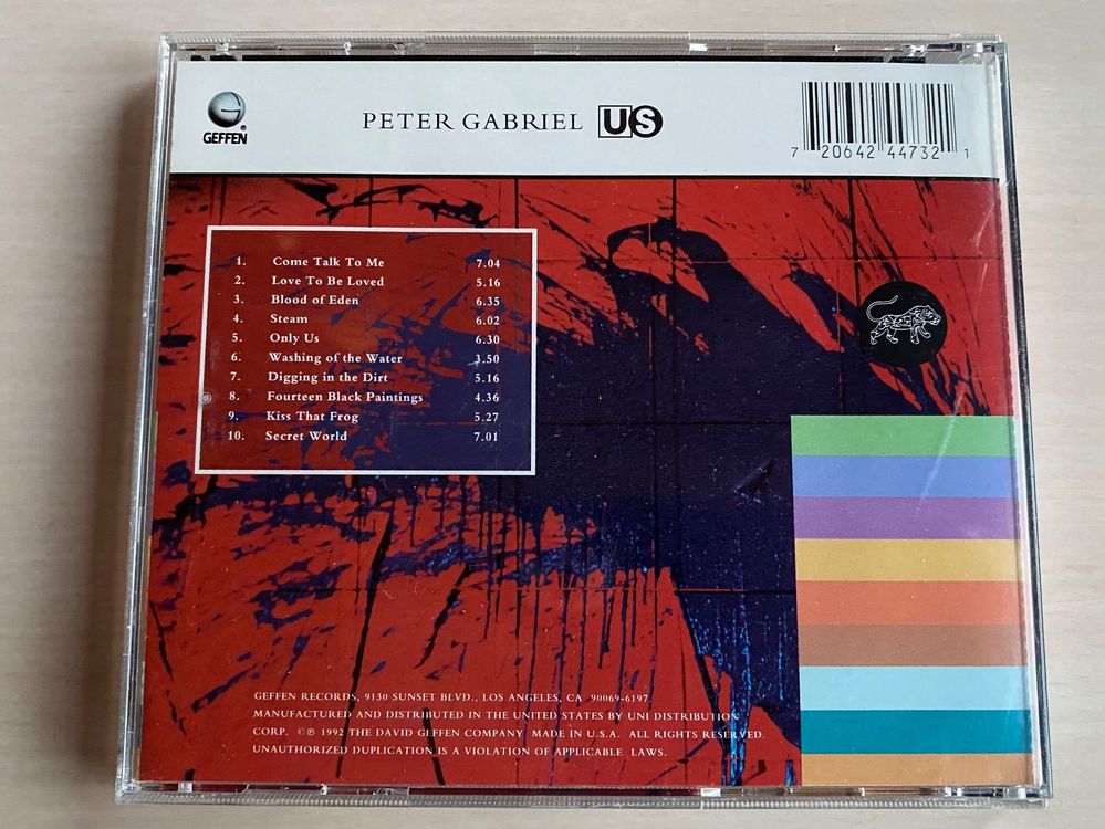 Peter Gabriel - US (Gebraucht) in Oberried Brienz für CHF 2 – mit ...
