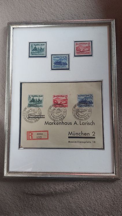 Erinnerungsstück: Brief mit Marken 1939 Auto München Larisch (Gebraucht ...