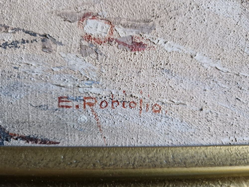 Quadro Sacro, olio su tela, firmato, con cornice! (Usato) a Vezia per ...