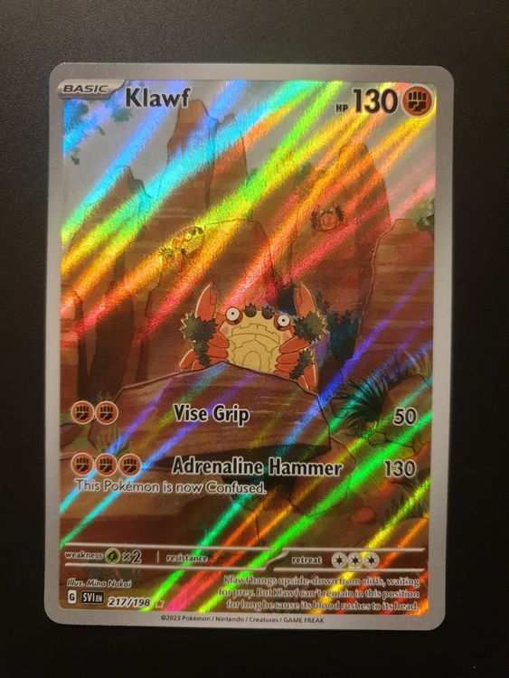Pokemon Karte Klawf 217/198 RARE! * NM * FR. 1.- | Kaufen auf Ricardo