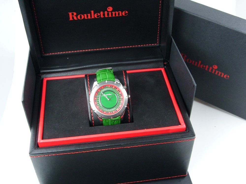 Für den Sammler-Neue Roulette-Uhr mit Spielfeld komplett ! (Neu und ...
