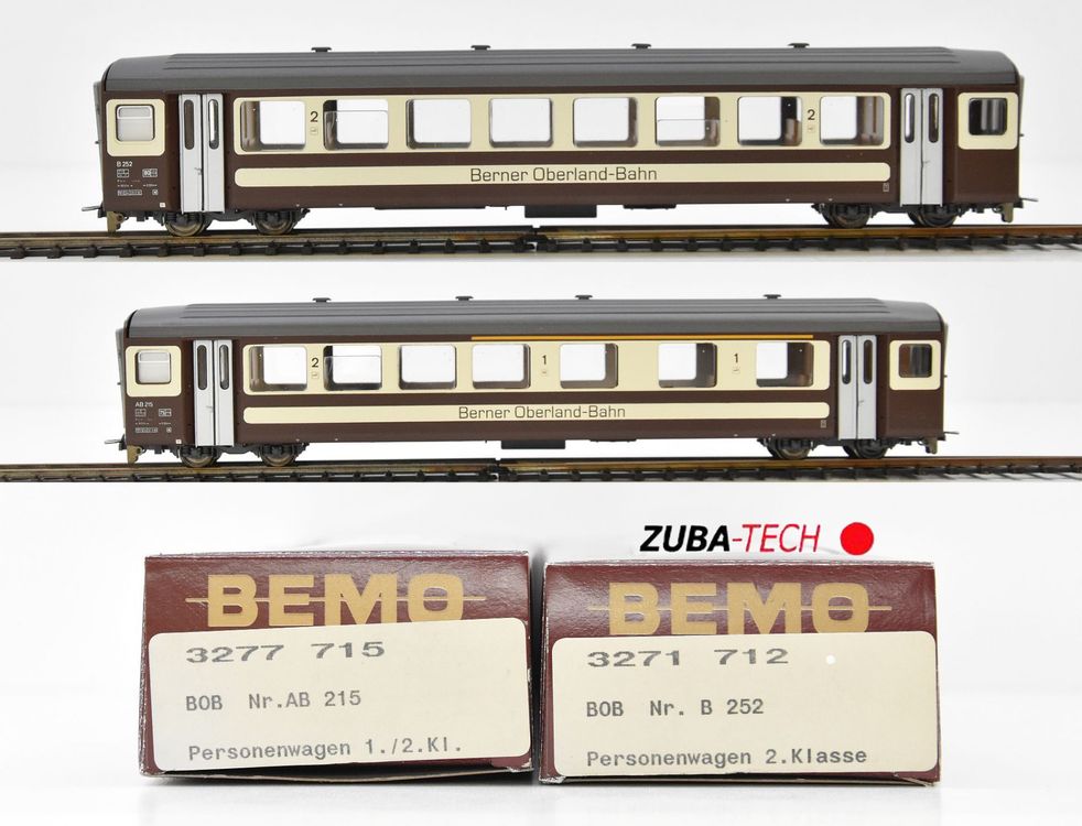 Bemo 2x Personenwagen SIG BOB H0m GS mit OVP (Neu (gemäss Beschreibung)) in St. Gallen für CHF ...