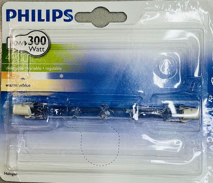 Philips Halogen Lampe, 300 Watt, Warm Weiss, Neu! (Neu und ...