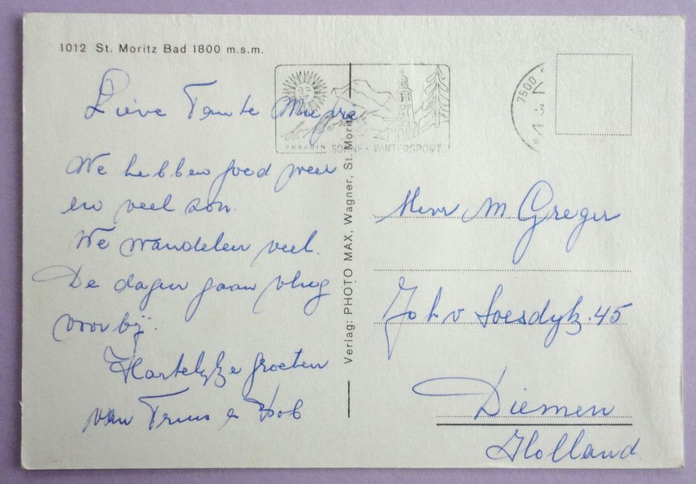 St. Moritz Bad 1800 m s.m. (Défectueux) à Fétigny pour CHF 1 – avec ...