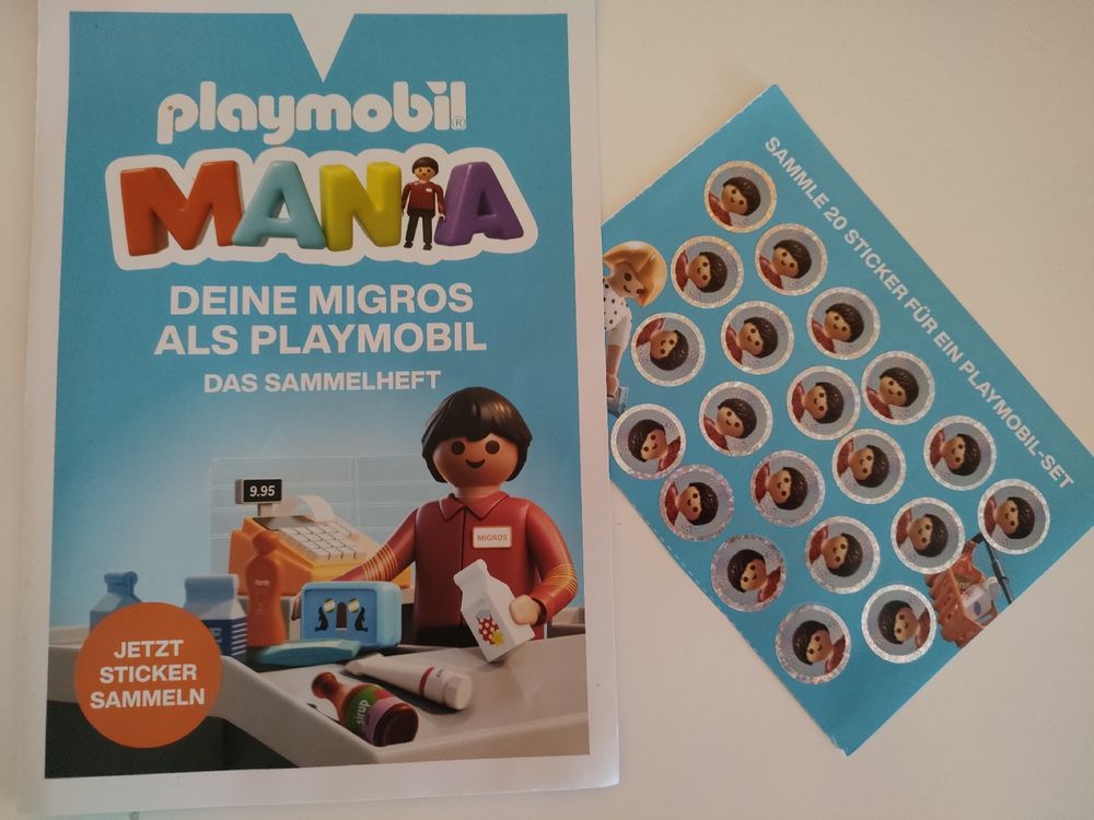 Playmobil Mania Sticker Migros (Neu und originalverpackt) in Grüt ...