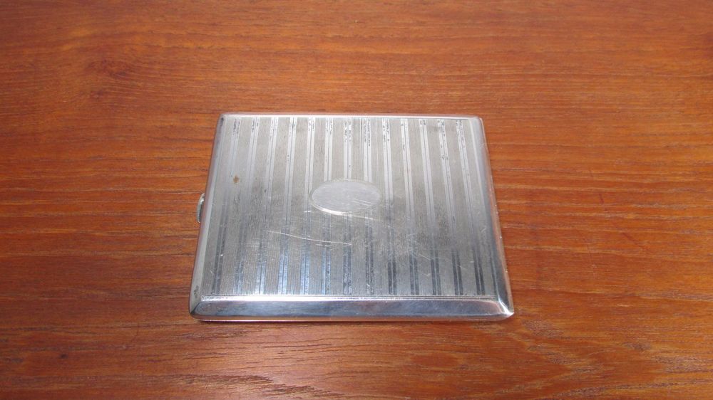 Antikes Zigarettenetui Alpacca Silber | Kaufen auf Ricardo