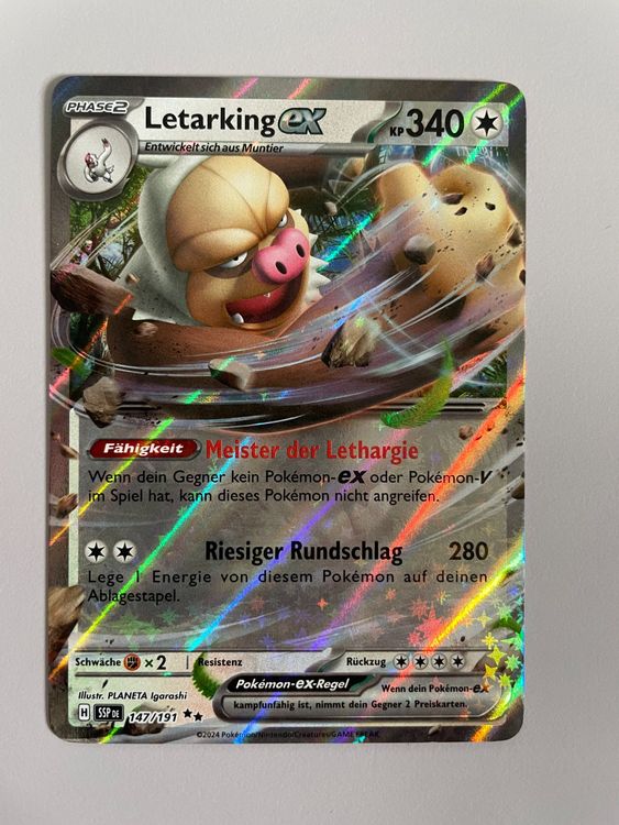 Pokemon Letarking eX (Versand gratis) (Neu (gemäss Beschreibung)) in ...