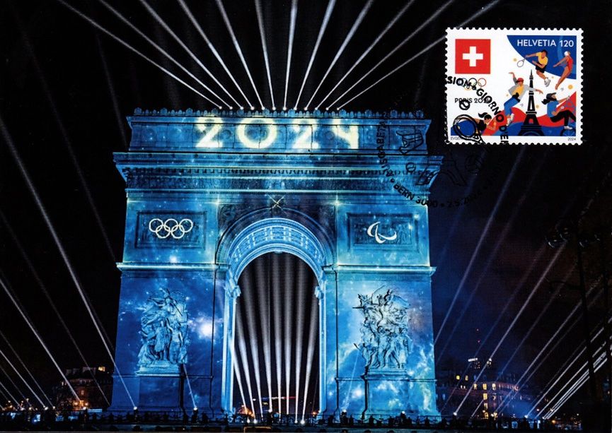 Maximumkarte Olympische Sommerspiele Paris (Nuovo (secondo la descrizione)) a Dottikon per CHF 4 ...