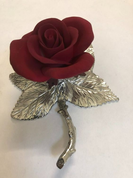 Rose de table en étain 14cm (Neu und originalverpackt) in La Chaux-de ...