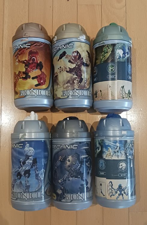 Bionicle Toa Kanister Komplett Set, 2001, 6 Stück, Vintage (Gebraucht ...