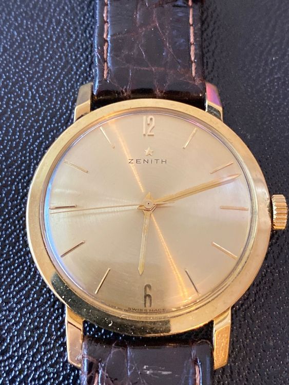 Zenith Vintage Handaufzug 18 K Gold 34mm | Kaufen auf Ricardo