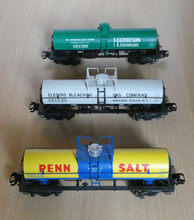USA Tank Car-Set Märklin Art.nr. 45580 3 Kesselwagen (Gebraucht) in ...