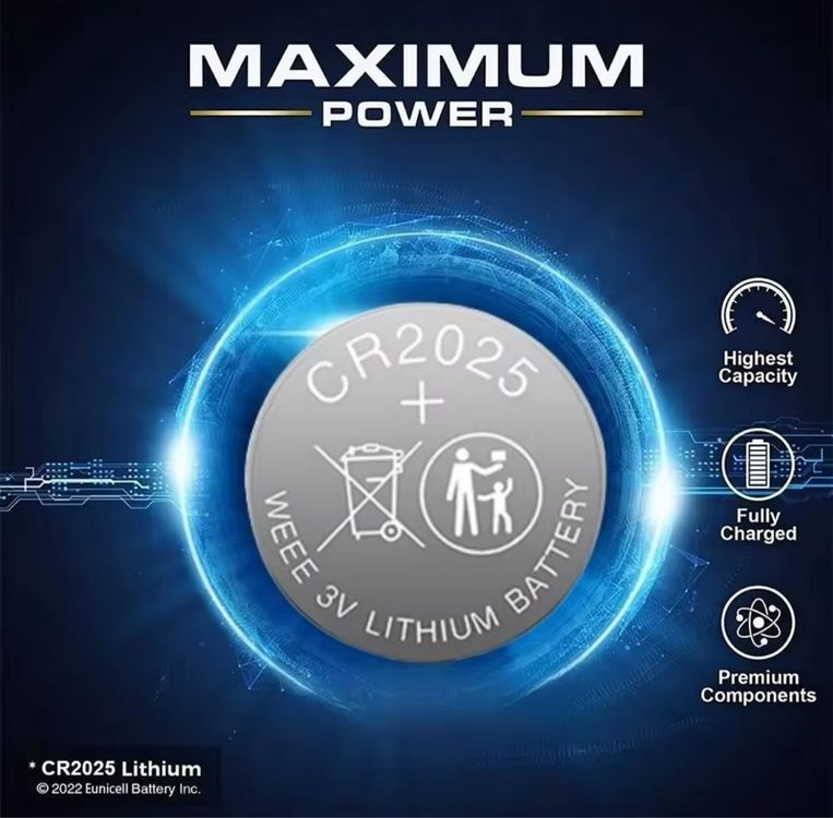 CR 2025 Lithium Batterie / Knopfzelle | Kaufen auf Ricardo
