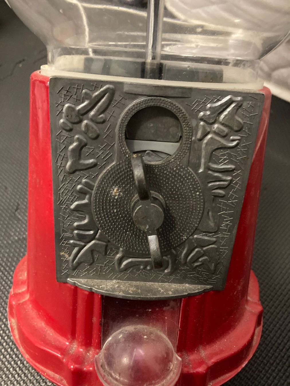 Retro Kaugummiautomat / Candy Dispenser – rot, Tischmodell, (Gebraucht ...