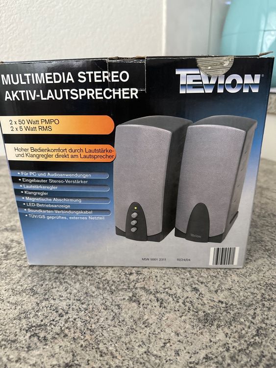 1 PAAR PC LAUTSPRECHER TEVION NEU (Gebraucht) in Basel für CHF 10 – mit ...