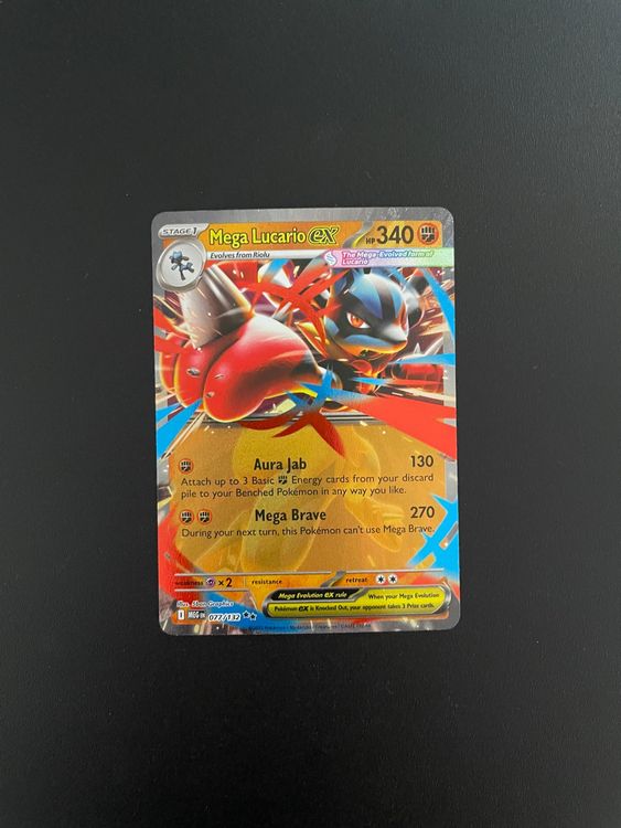 Pokémon Mega Evolution Mega Lucario Ex 077/132 (Gebraucht) in Zürich ...
