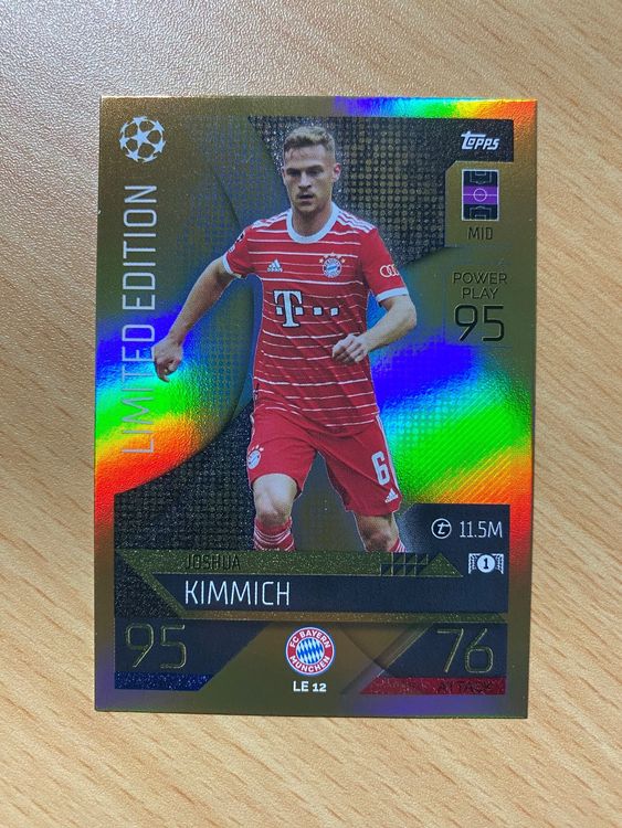 Topps Champions League Joshua Kimmich FC Bayern München (Neu (gemäss ...